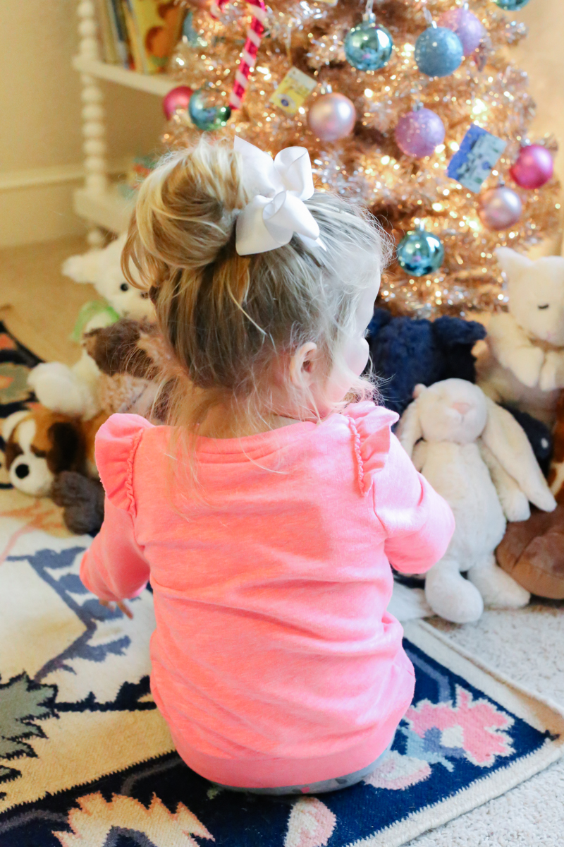 Little Girls' Colorful Christmas Tree - Cristin Cooper