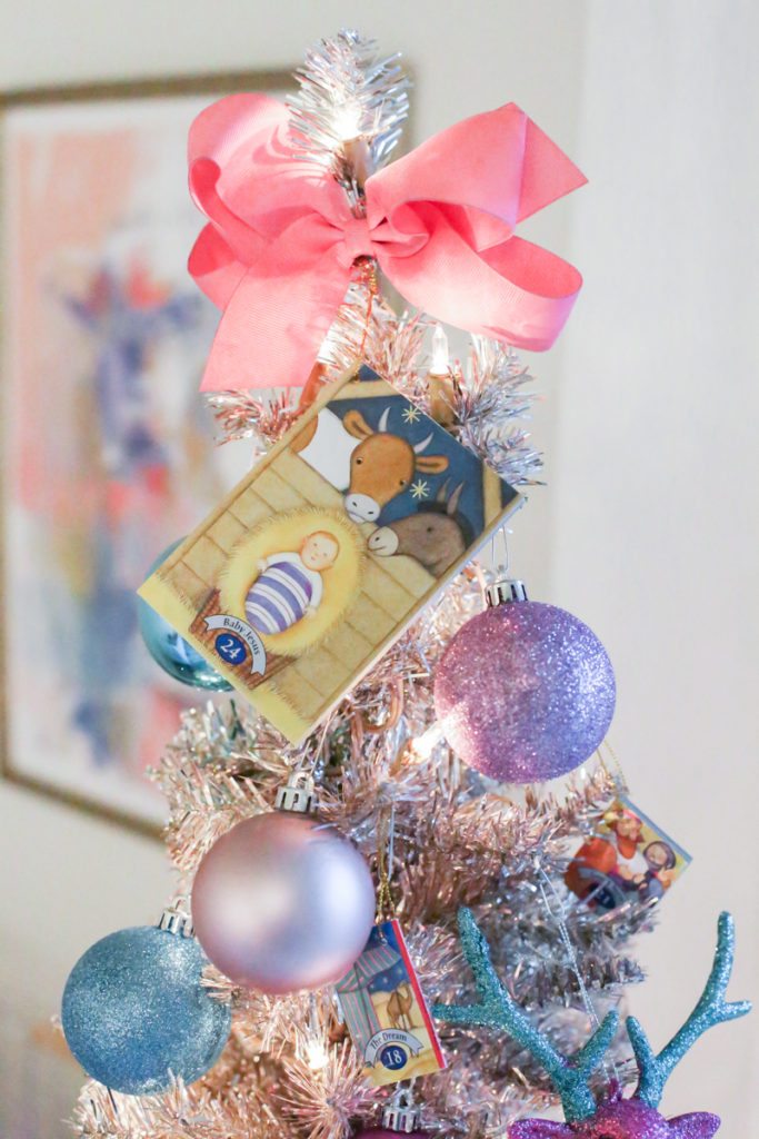 Little Girls' Colorful Christmas Tree - Cristin Cooper