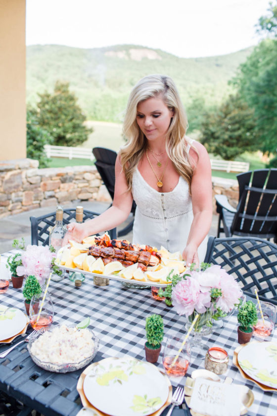 Outdoor Summer Dinner Party | The Southern Style Guide