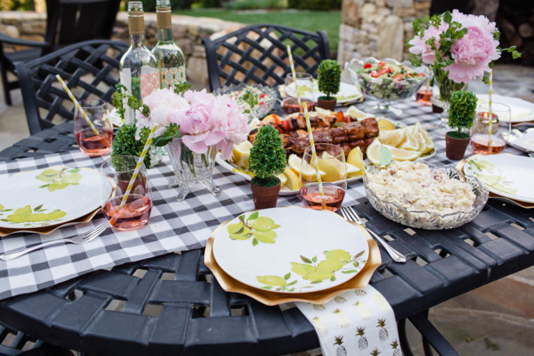 Outdoor Summer Dinner Party | The Southern Style Guide