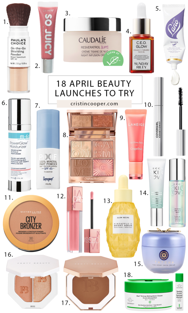 18 April Beauty Launches to Try - Cristin Cooper